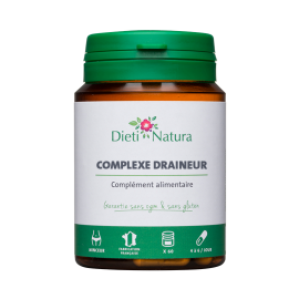 Complexe Draineur 60 et 200 Gélules - Minceur | Dieti Natura