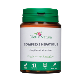 Complexe hépatique 60 et 200 Gélules - Foie | Dieti Natura