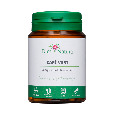Café Vert 60 et 200 Gélules - Minceur | Dieti Natura