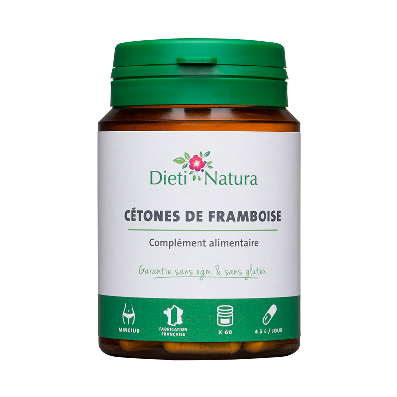Cétones de Framboise 60 et 200 Gélules - Minceur | Dieti Natura