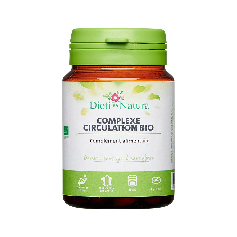 Circulation Bio 60 et 200 Gélules - Circulation | Dieti Natura
