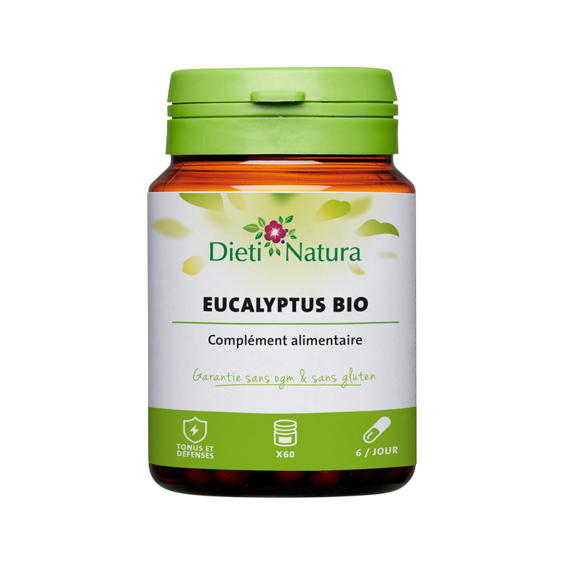 Eucalyptus Bio 60 et 200 Gélules - Hiver | Dieti Natura