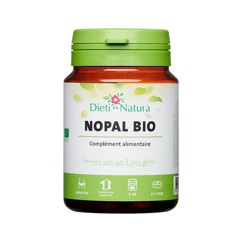 Nopal Bio 60 et 120 Comprimés - Minceur | Dieti Natura