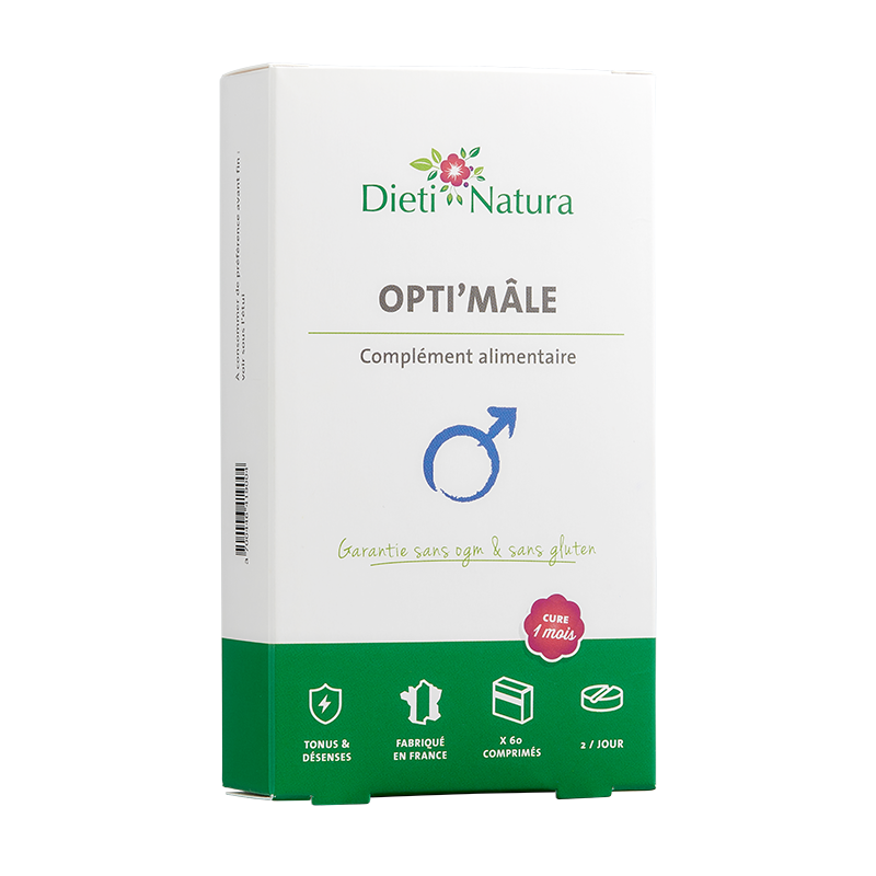 Opti'Mâle à base d'Enostim™ - Tonus sexuel | Dieti Natura