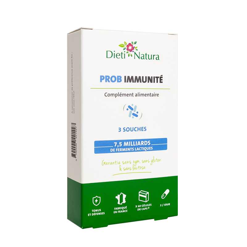 Prob Immunité 60 Gélules - Probiotiques | Dieti Natura